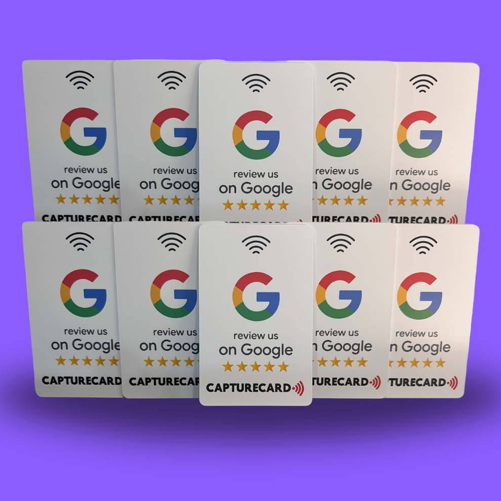 Capture Card - One Touch Google Reviews⚡️ – Capture Card Company